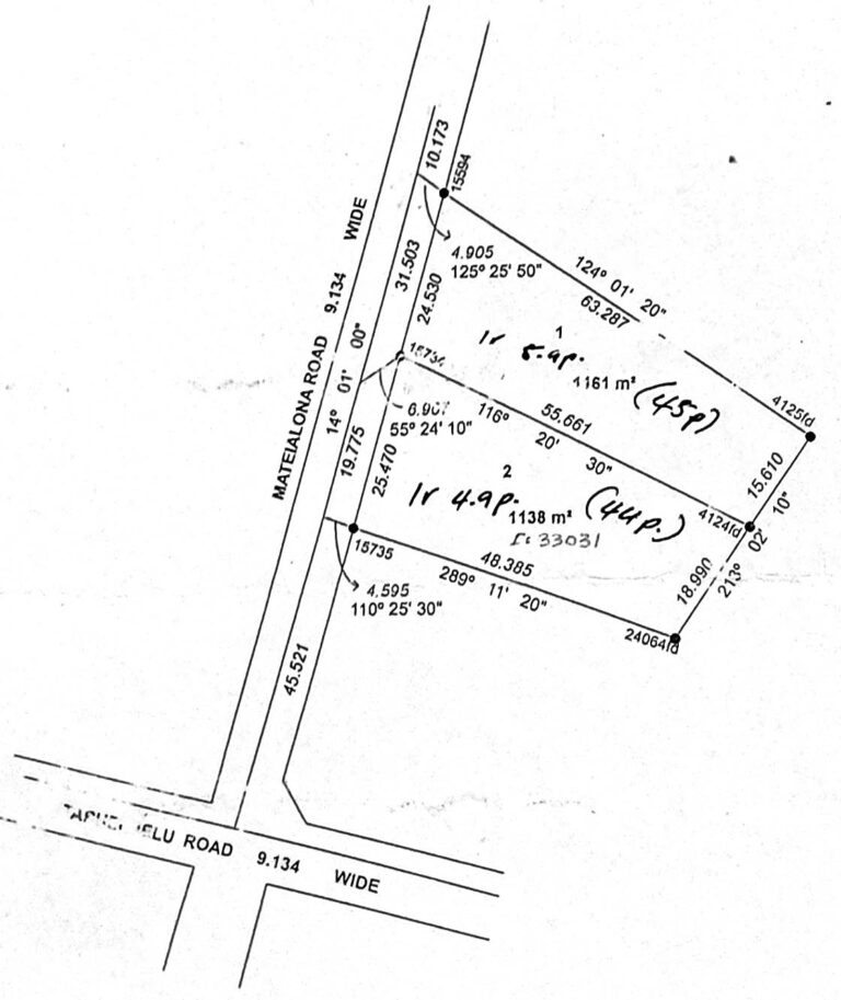 Land Parcels and Islands – Property Tonga
